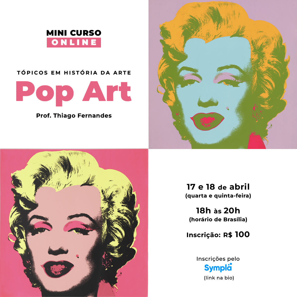 Curso online: Pop Art – Nuvem | Arte e Crítica